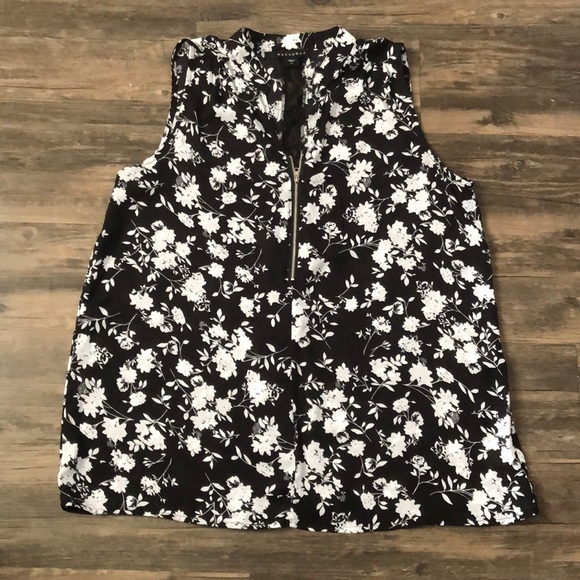 Metaphor | Tops | Clearance Metaphor Floral Sleeveless Semi Sheer ...